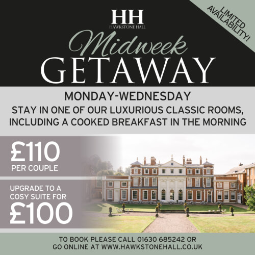 DHG-Midweek-Getaway-2023 | Hawkstone Hall & Gardens, & Gym